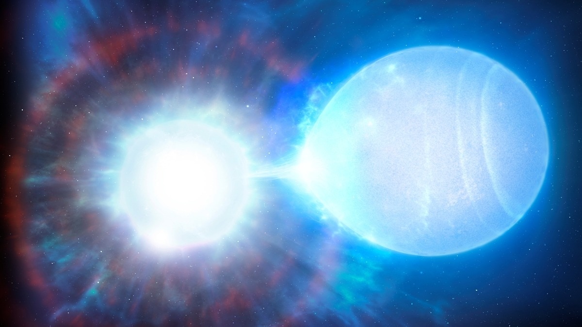 Collision of two suns will produce explosion 10 times brighter than the ...