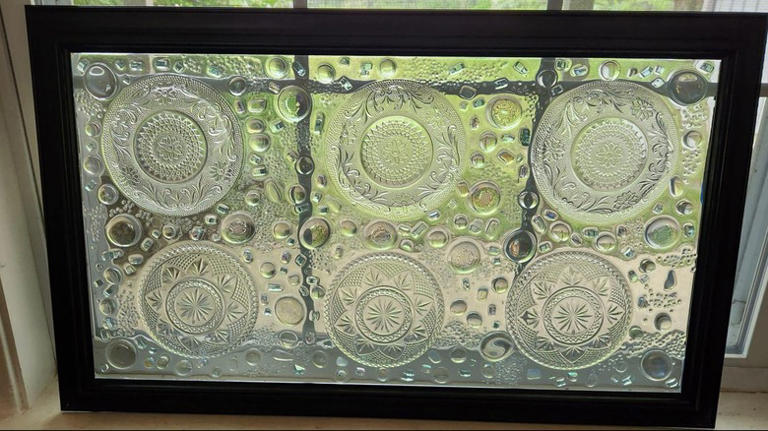 Thrift A Glass Plate To Make The Most Beautiful Accent Window