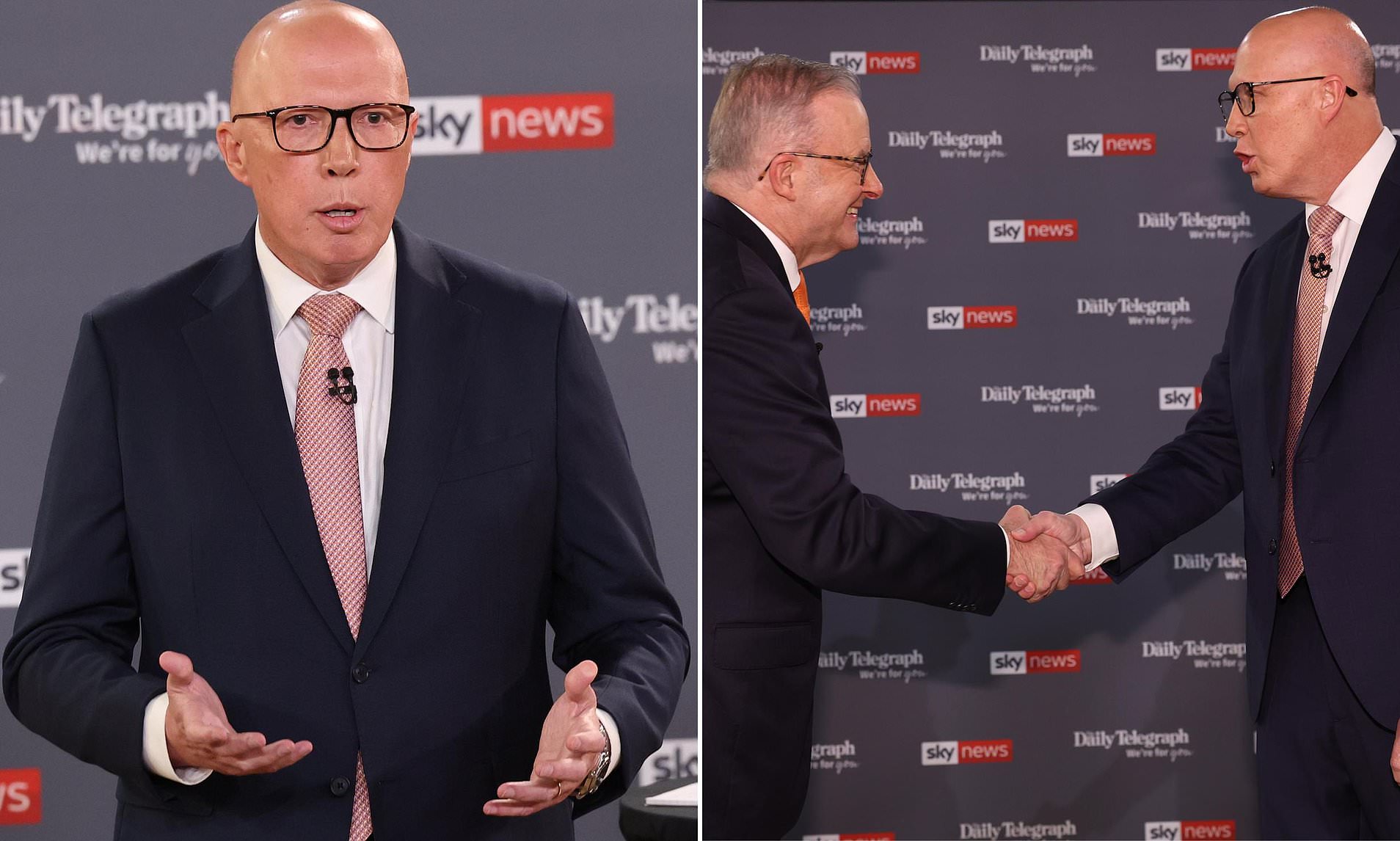Peter Dutton's father has heart attack before Anthony Albanese debate