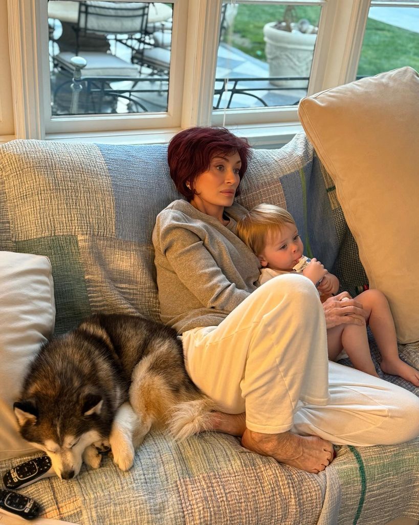 Sharon Osbourne's appearance in rare photo with grandson Sidney divides ...