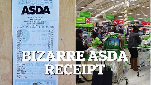Shopping savant reveals bizarre Asda receipt causing confusion online