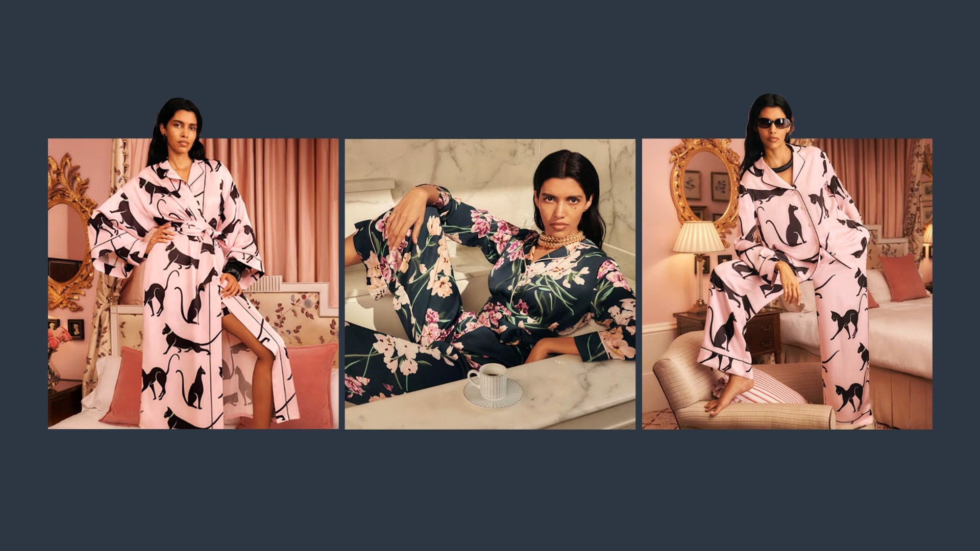 Upgrade your pyjama game with Olivia von Halle and Marks and Spencer's ...