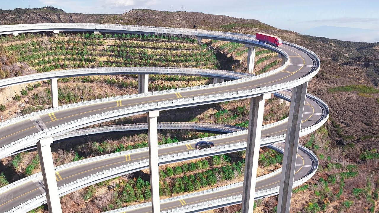 Exploring the unique twists of China's most unusual mountain highway