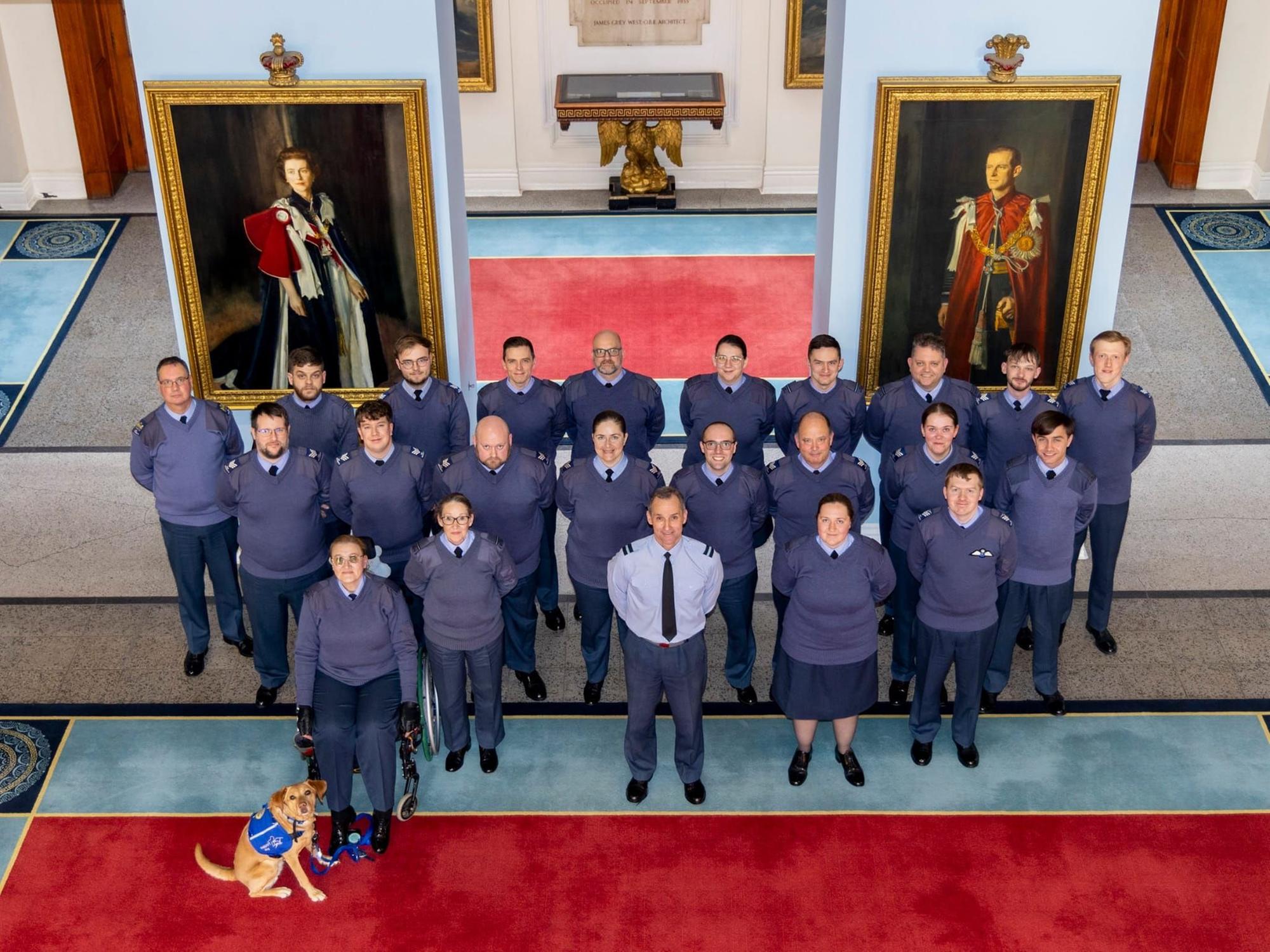 Flying high - thanks to support dog Penny