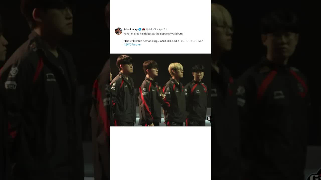 T1 Faker takes the stage "the unkillable demon king"