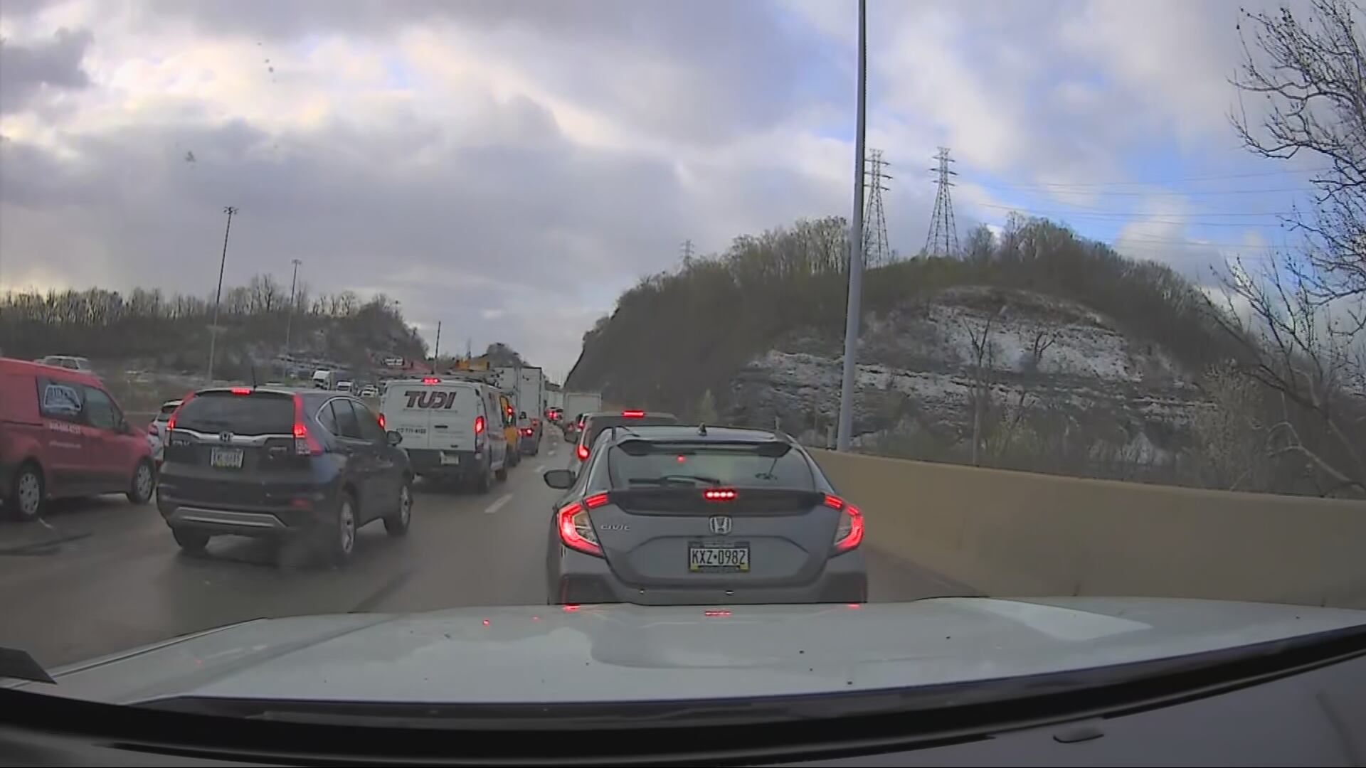 Crashes snarl traffic on major Pittsburgh-area roadways after reported ...