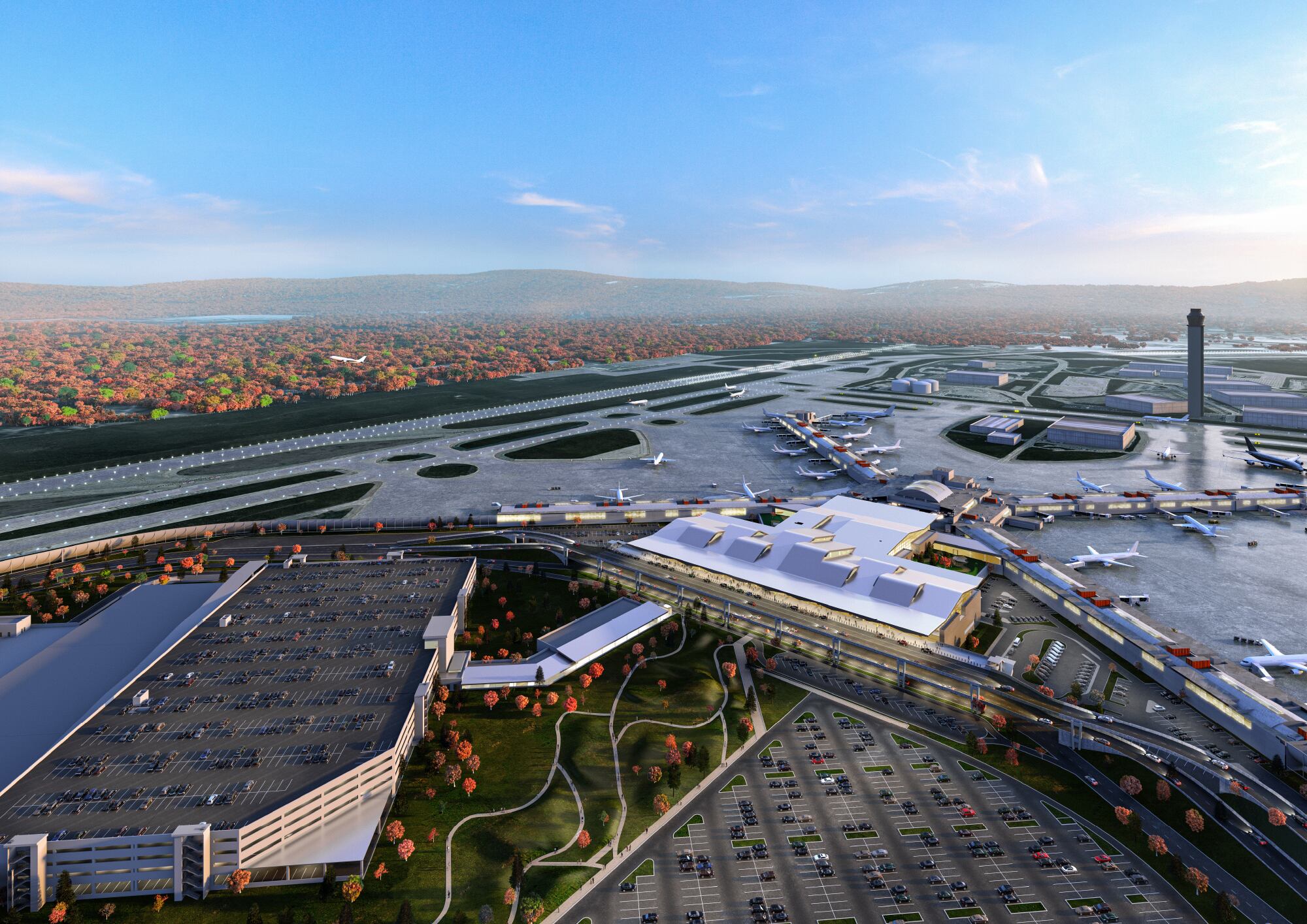 Pittsburgh airport terminal cost rises to $1.7B amid inflation ...