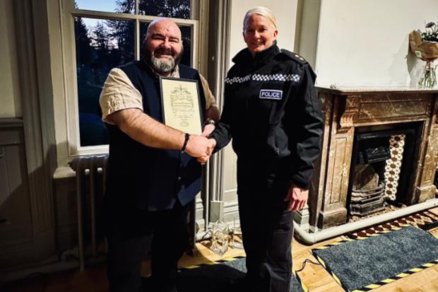 Tim from Frome gets recognition for twenty years of service