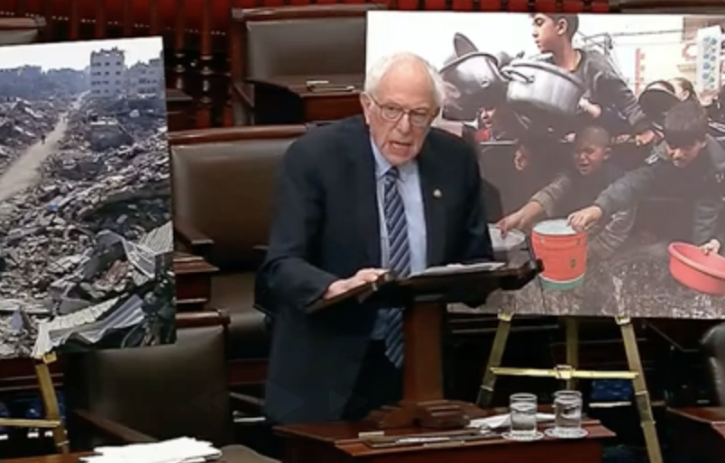 ‘Ain’t A Whole Lot Left’: Bernie Sanders Outlines Damage In Gaza, Calls ...