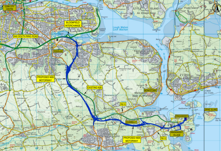Cabinet approves €456 million M28 Cork to Ringaskiddy motorway despite ...