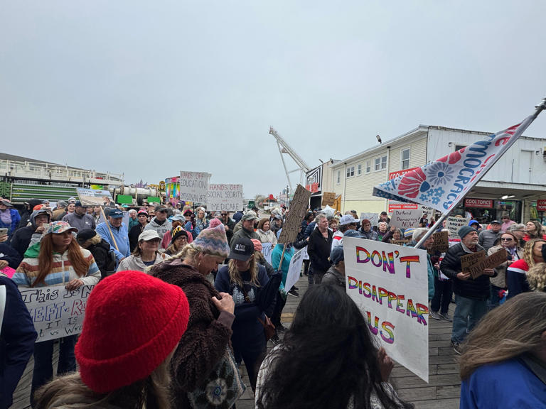 PHOTOS: Thousands take part in Hands Off! protest in Ocean City and ...