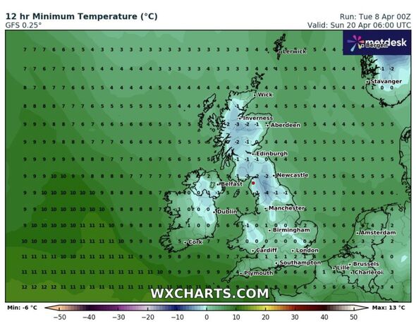 UK weather maps turn icy blue as Britain to be hit by 54-hour Arctic ...