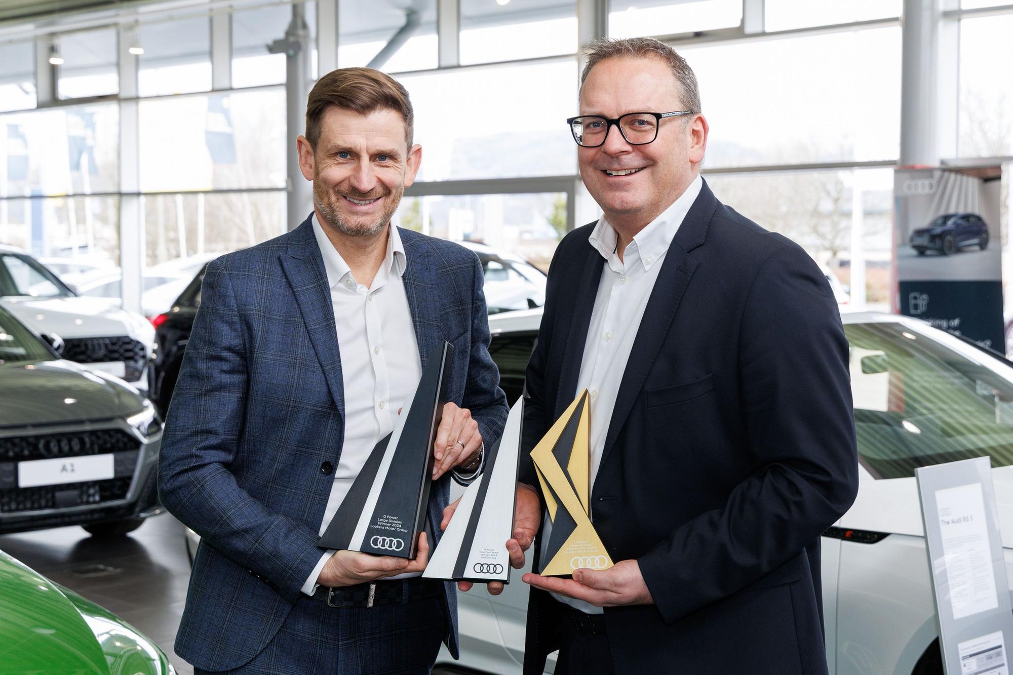 Lookers to the ‘four’ with prestigious accolades at leading Audi UK awards