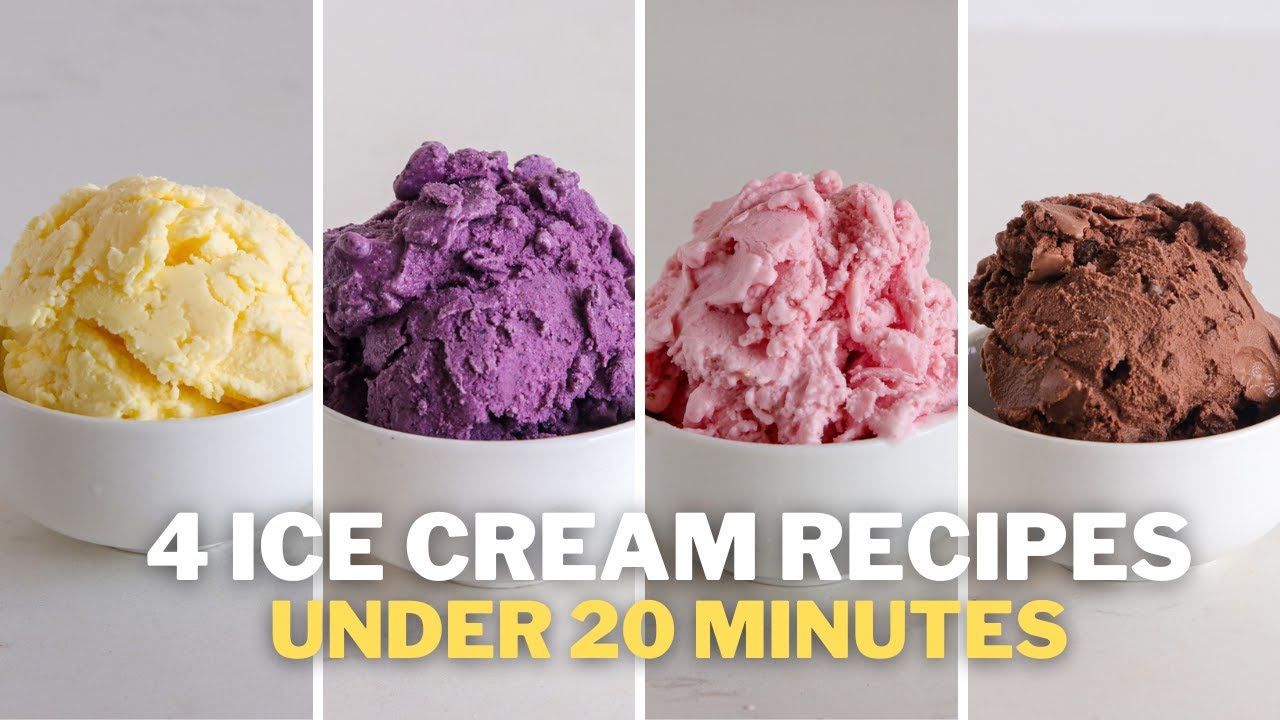 Best 4 Quick and Easy Ice Cream Recipes