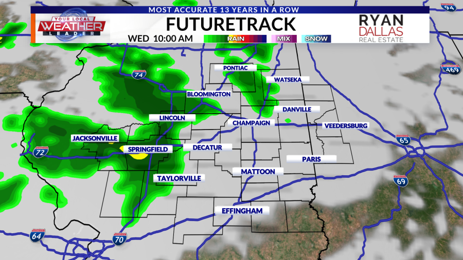 WEATHER NOW: We crawl out of the freezing temps today, rain is back ...