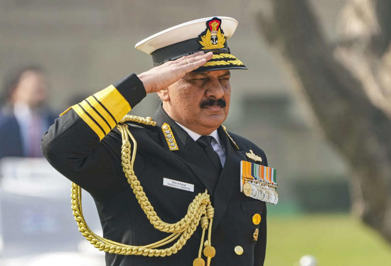 Navy chief Admiral Dinesh K Tripathi directs commanders to focus on 7 ...