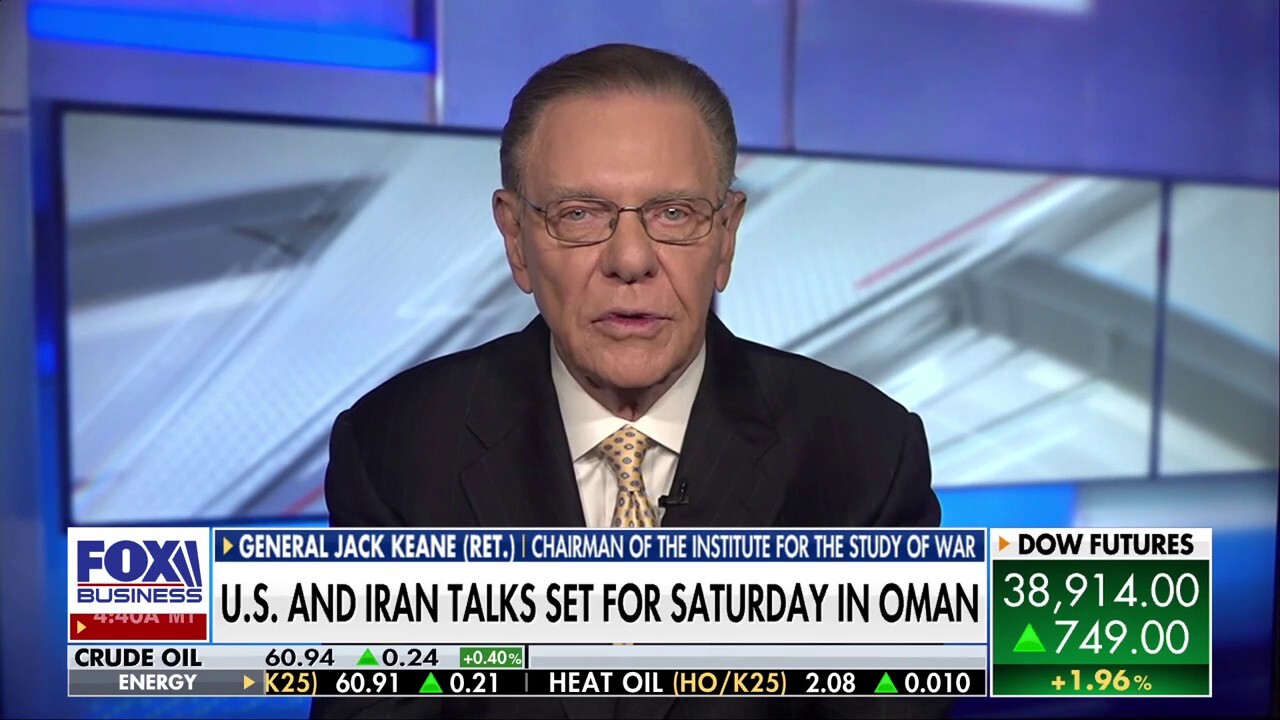 Jack Keane warns over Iran's sincerity ahead of talks: ''We all have to take a dose of ...