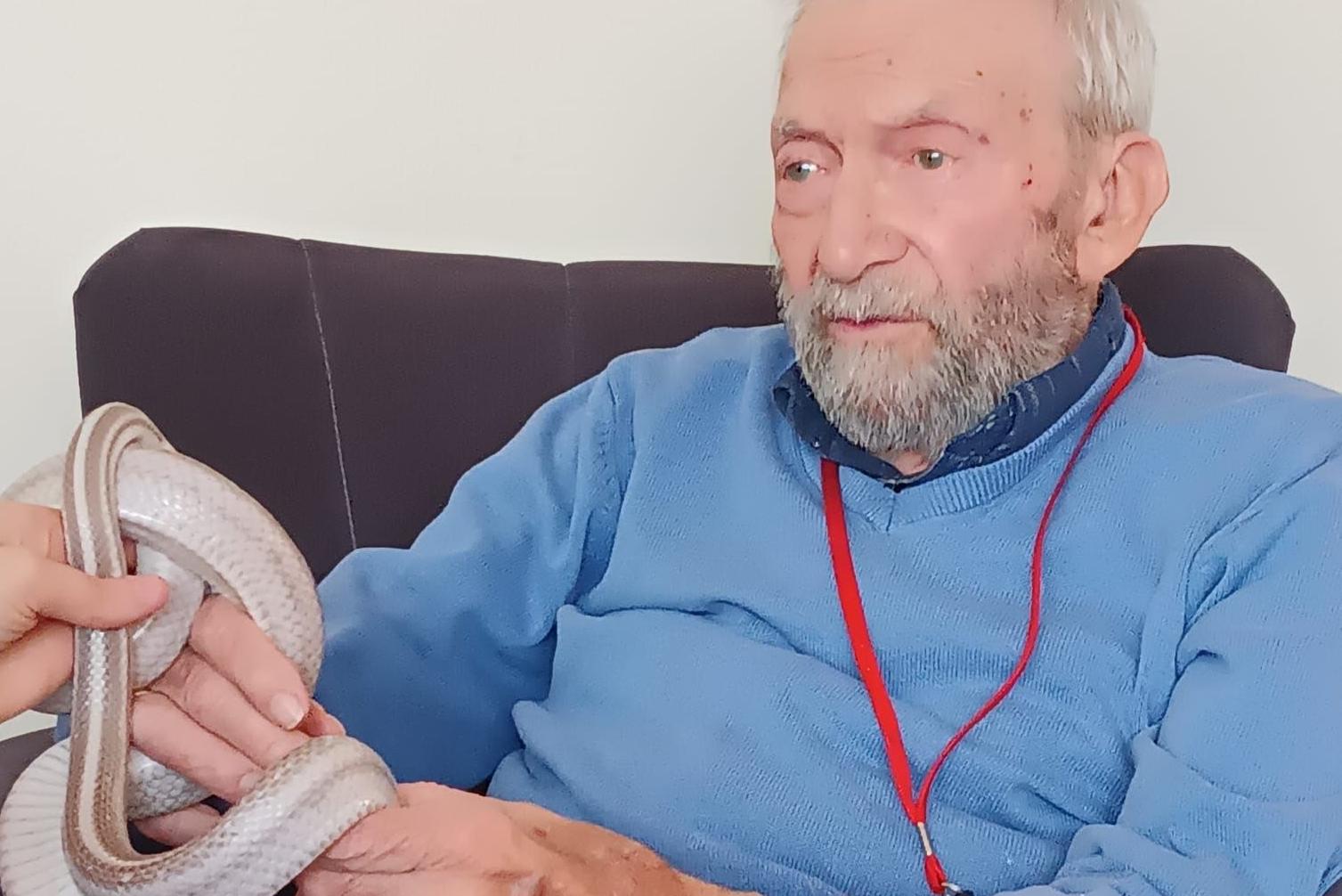 Zoo Lab Animals visit Northampton care home