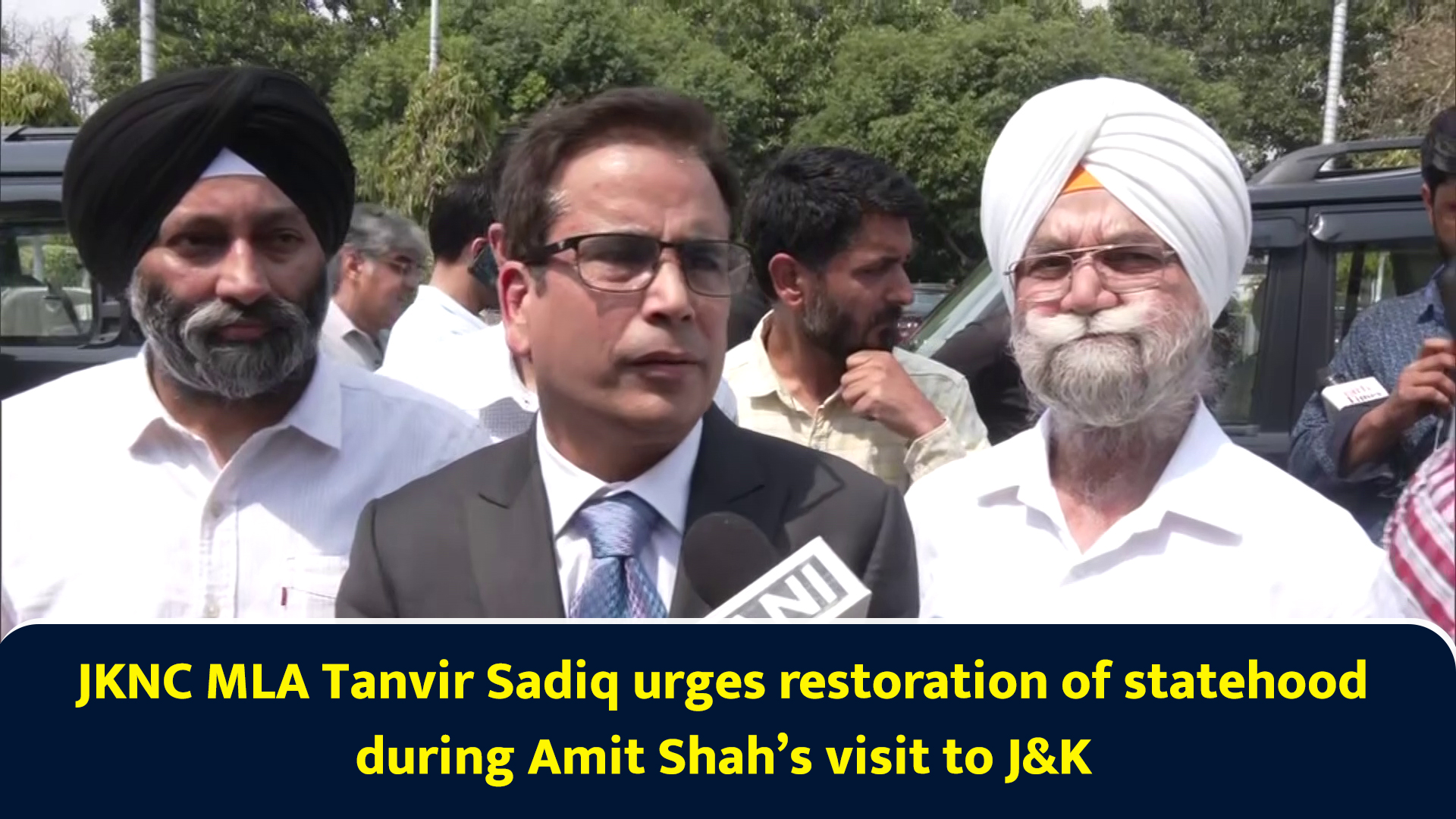 JKNC MLA Tanvir Sadiq urges restoration of statehood during Amit Shah’s ...