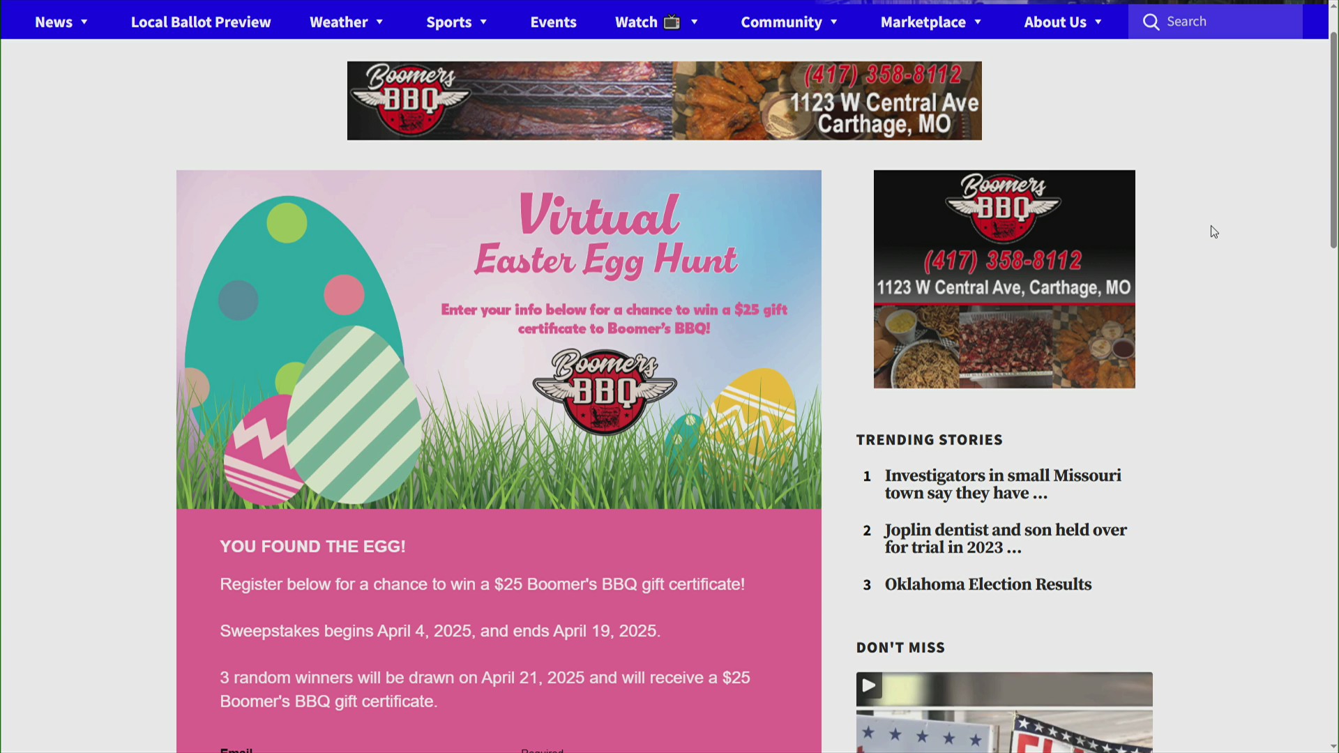 Virtual Easter Egg Hunt