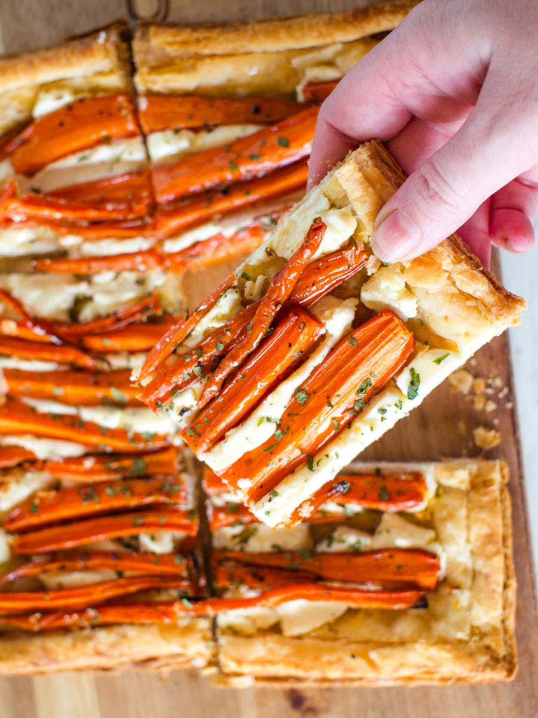 Puff Pastry Carrot Tart: Simple Yet Sophisticated
