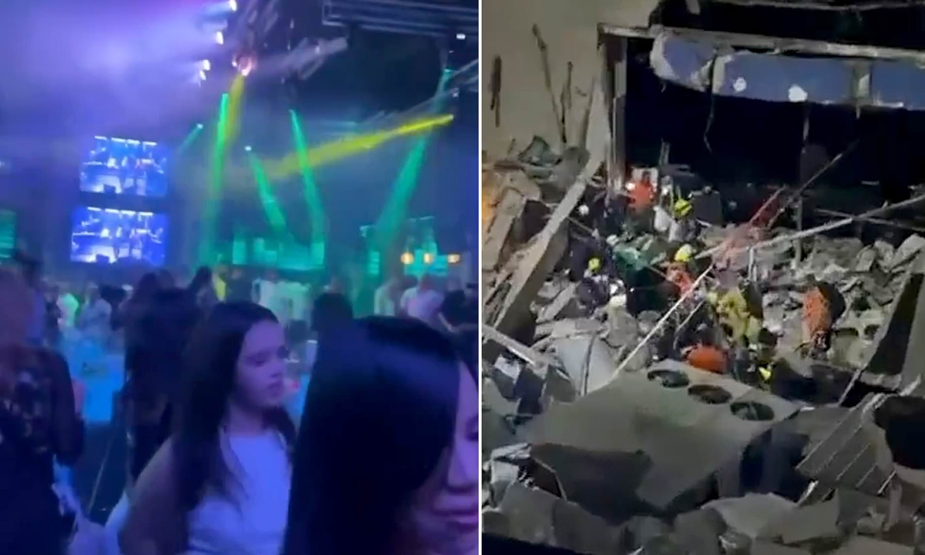 Dominican Republic nightclub ceiling collapses and kills 13