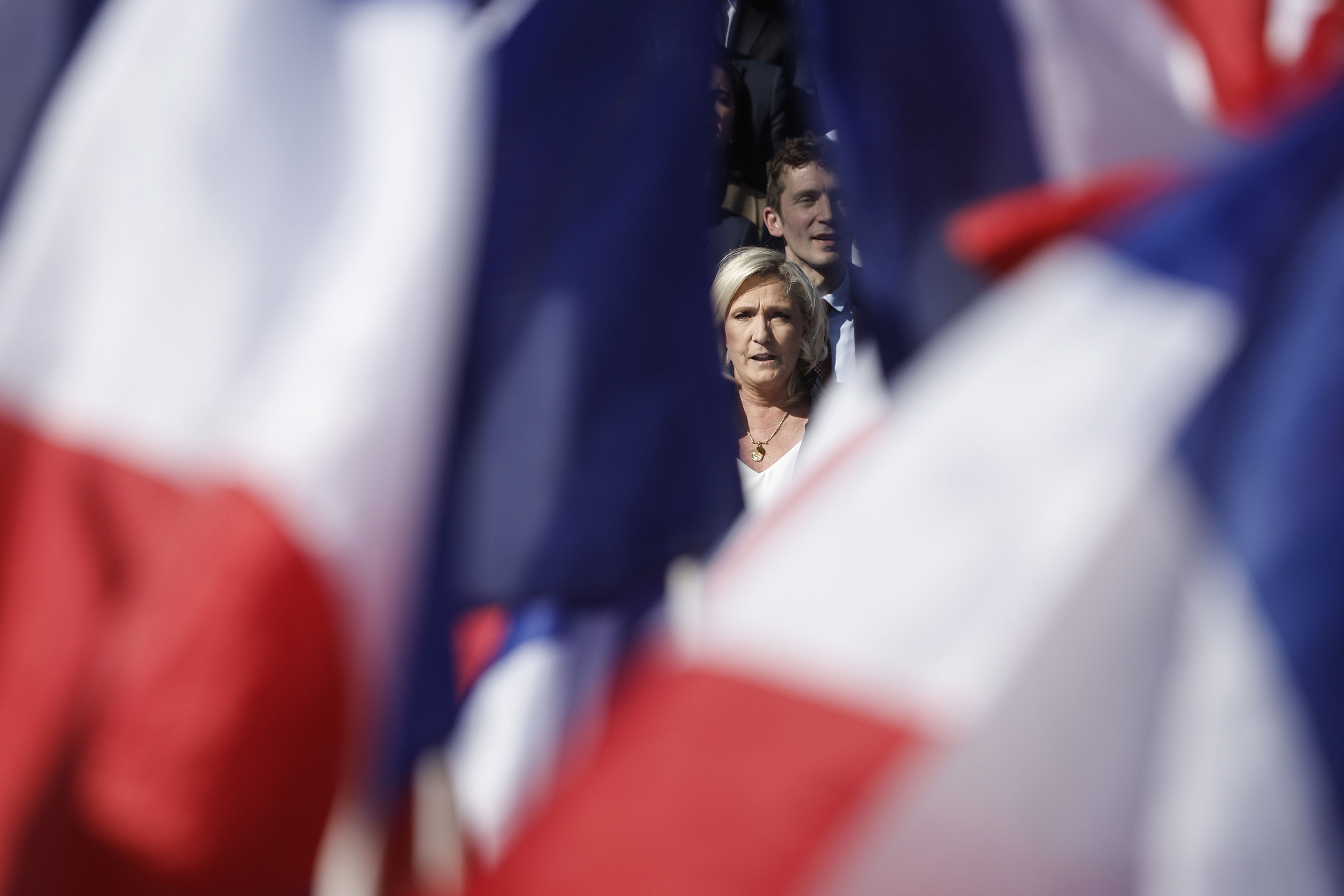 Marine Le Pen mines populist playbook to rally support after political ban