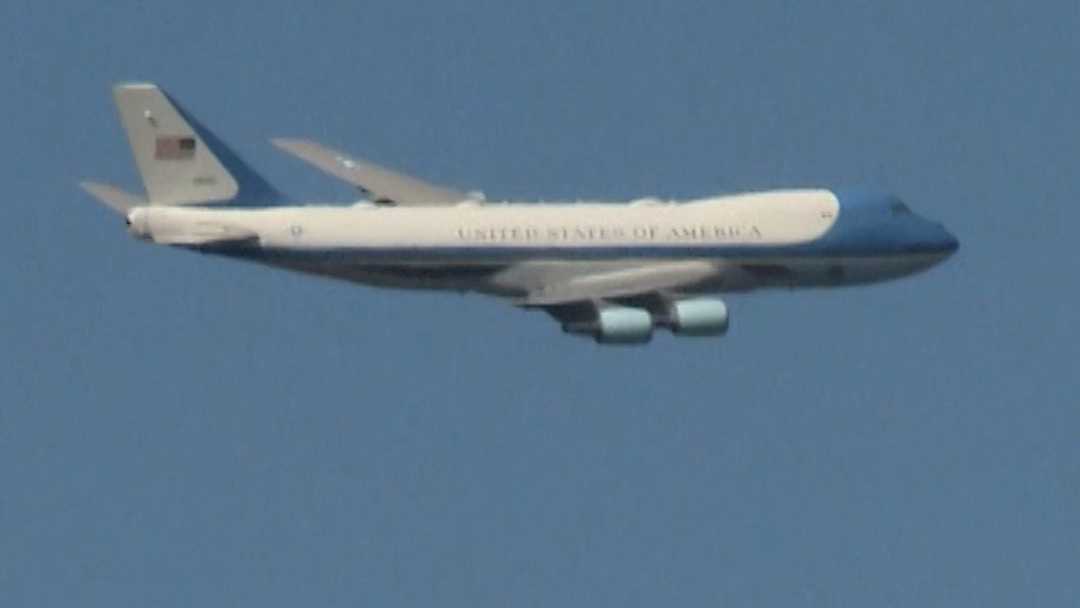 DID YOU SEE IT? | Plane known as Air Force One spotted flying low over ...