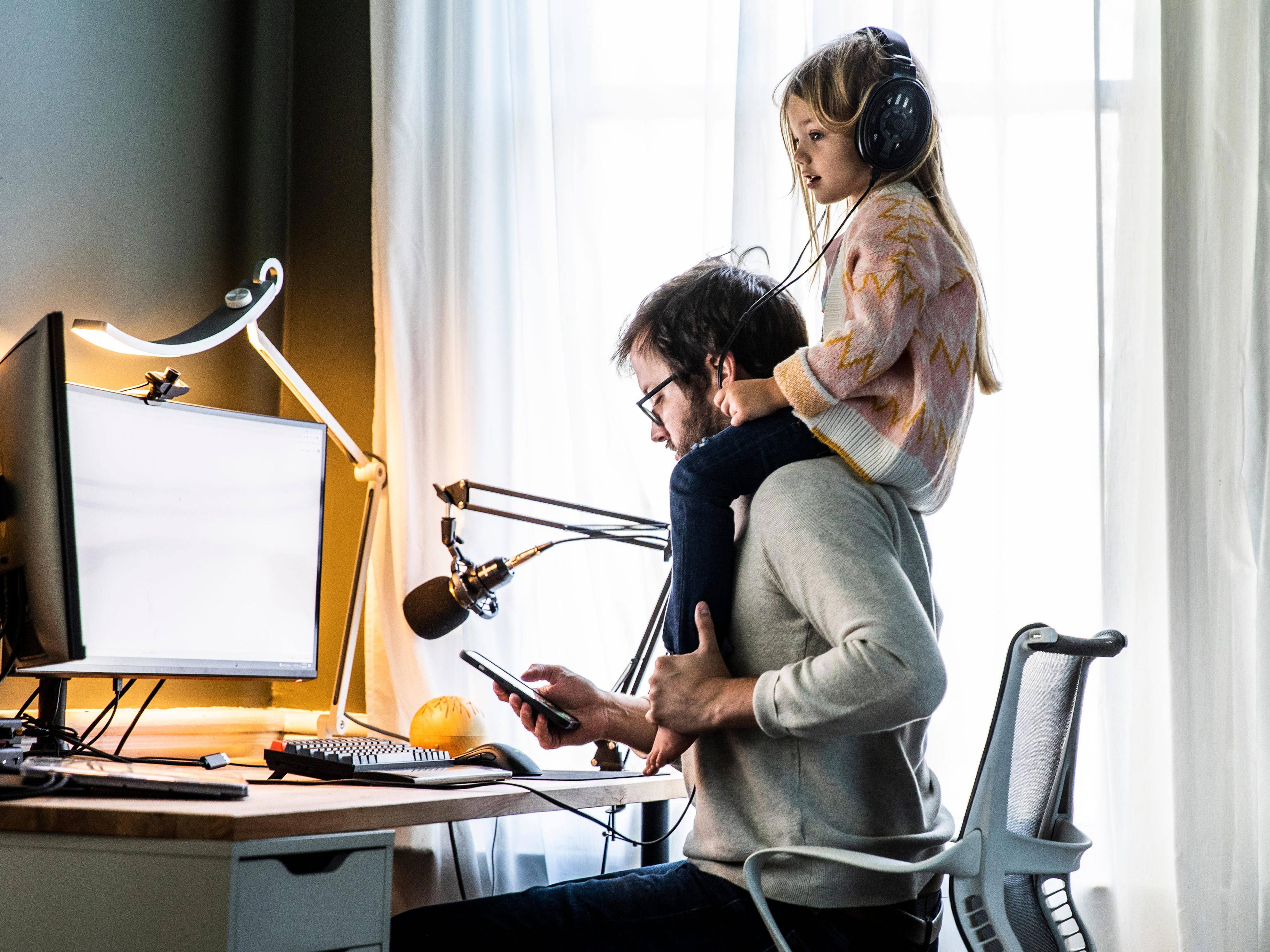 The best and worst thing about working from home is that I'm close to ...