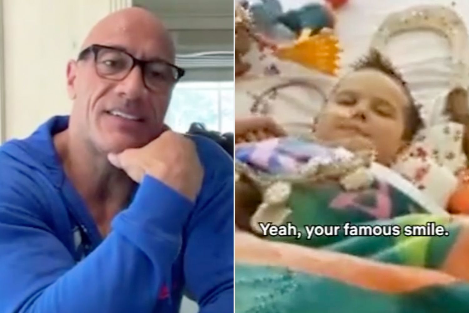 Dwayne Johnson Shares Emotional Video with Young Fan After His Death ...