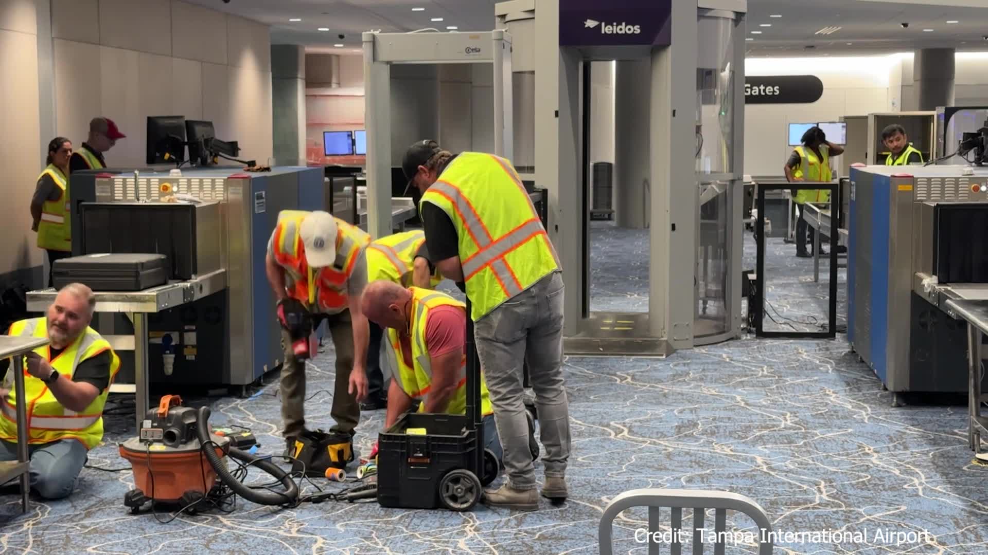 TPA unveils new expansion of security screening checkpoint