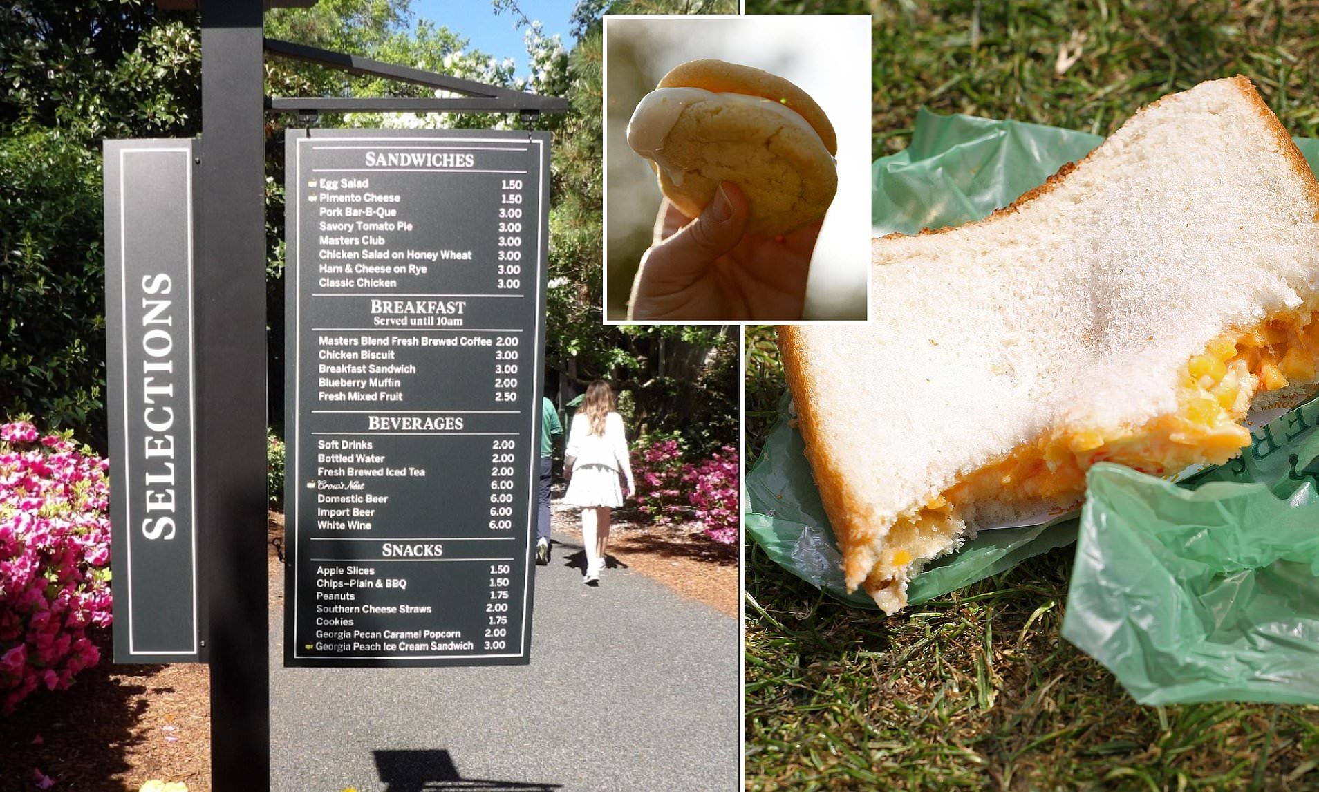 Masters' insanely cheap food and drink prices revealed... including a ...