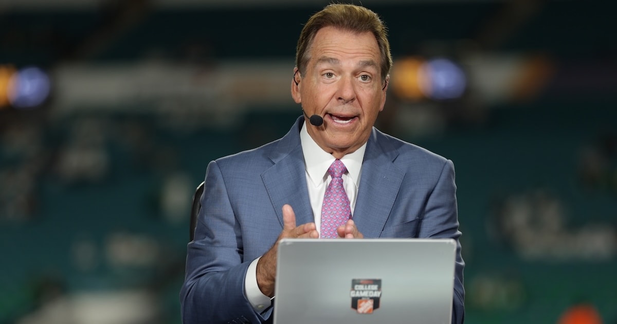 Nick Saban nominated for Emmy after first year on ESPN College GameDay ...