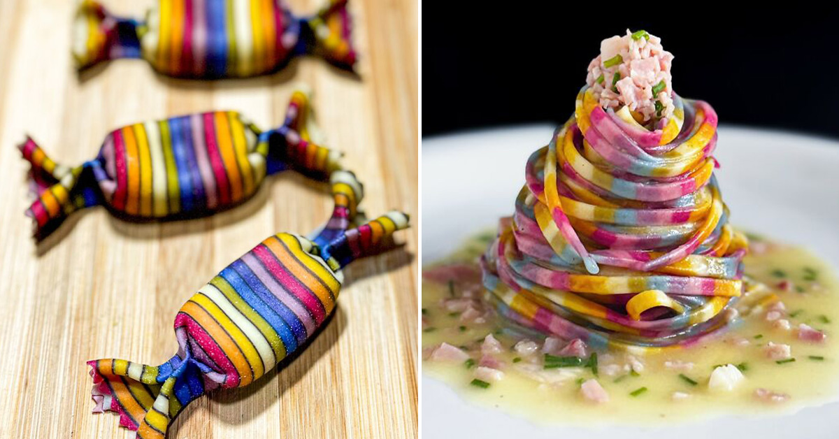 40 Colorful Pasta Designs By Chef David Rivillo That Are Too Good To Eat