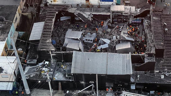 Ex-MLB star Octavio Dotel rescued from rubble after nightclub roof ...