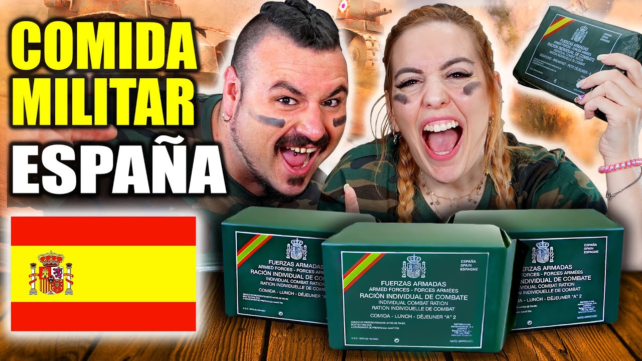 24 Horas Probando Comida Militar Española con BURPEE 🔥