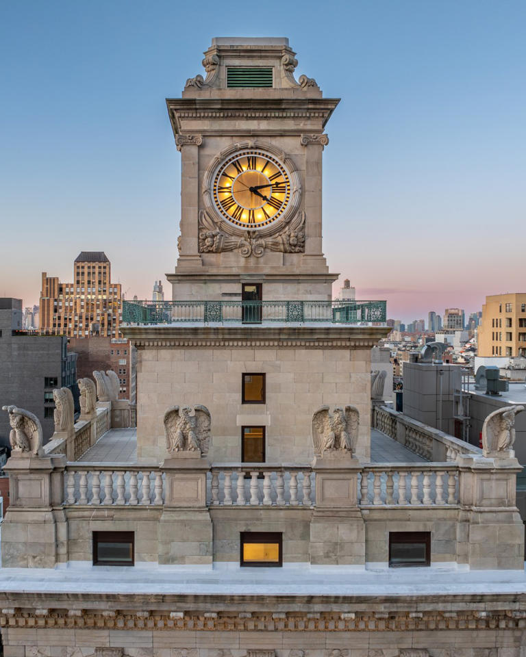 NYC penthouse inside a historic downtown clocktower lists for the first ...