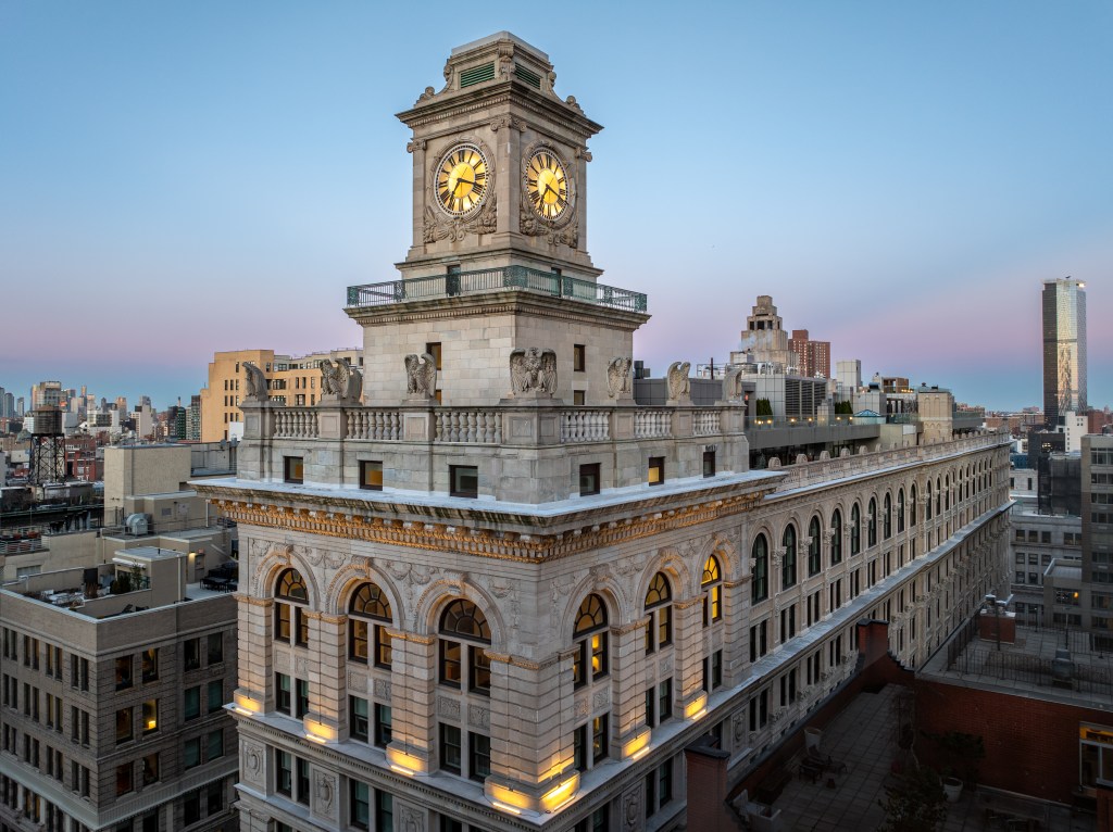 New York penthouse inside a historic downtown clocktower lists for the first time ever at $19 ...