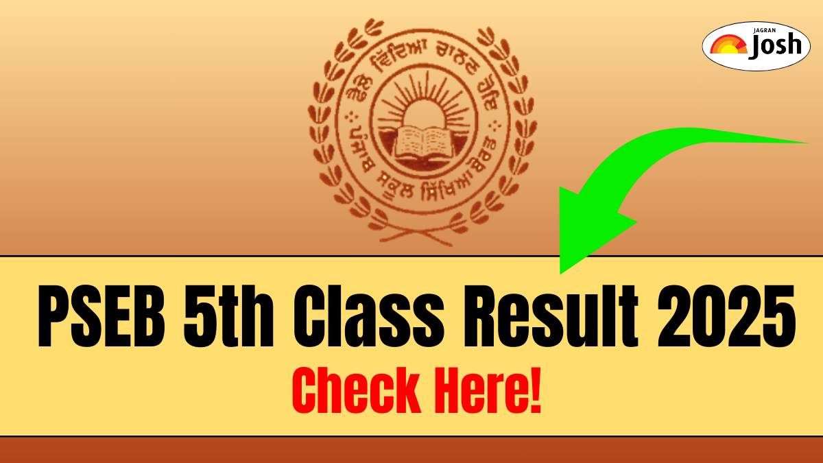 Punjab Board 5th Result 2025 Released: 99.54% PSEB Class 5th Students ...
