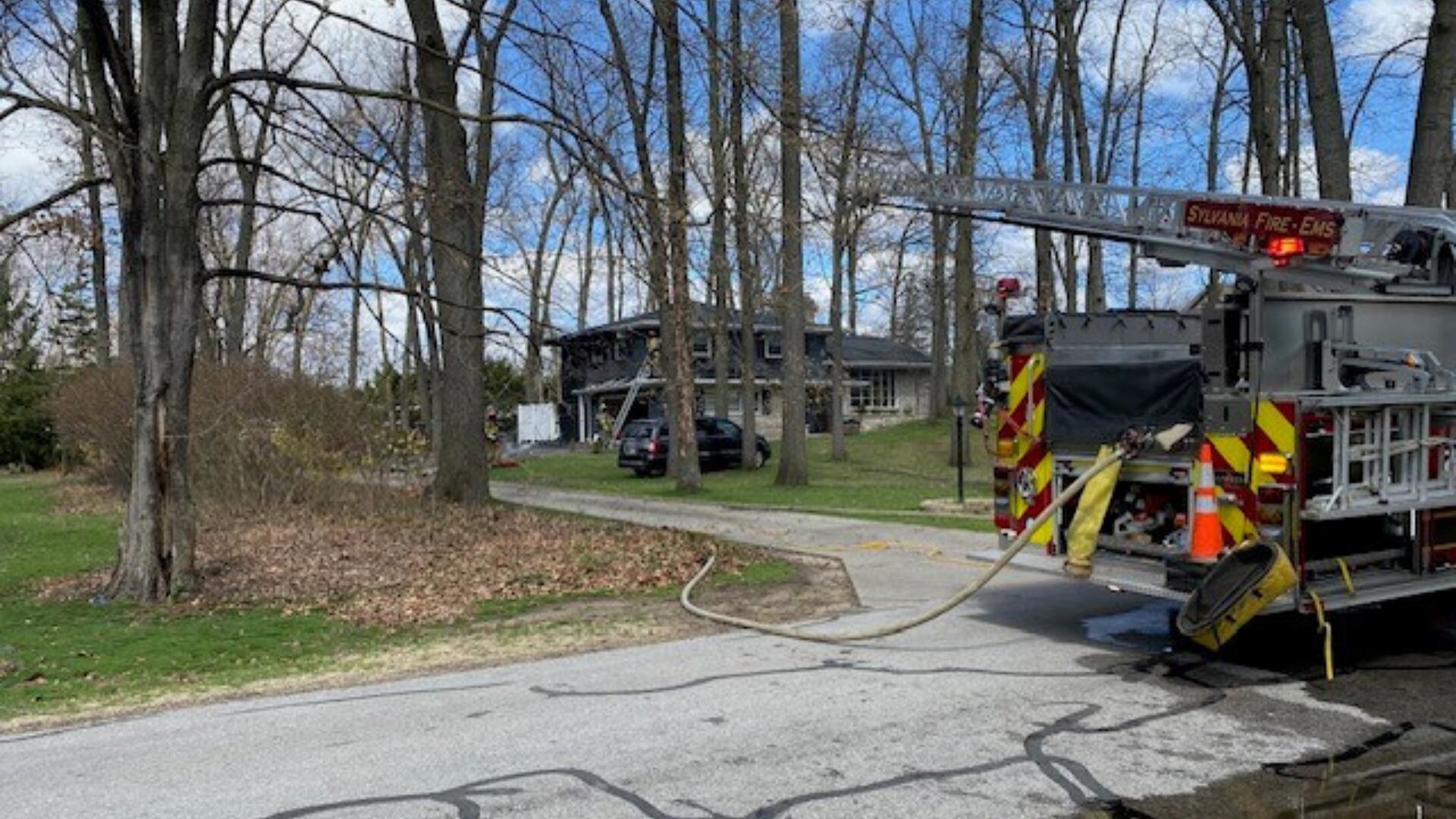 Two people suffer light smoke inhalation after house catches fire in ...