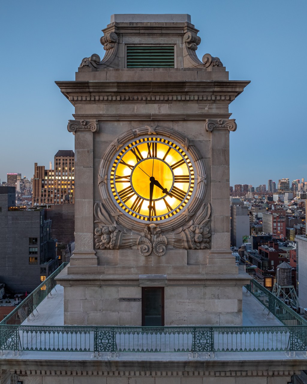 New York penthouse inside a historic downtown clocktower lists for the first time ever at $19 ...