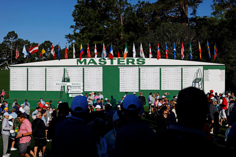 Masters 2025 first round tee times, pairings at Augusta National