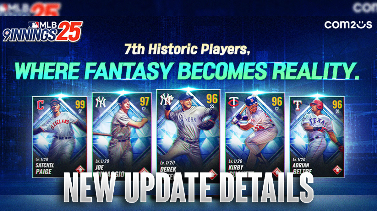 MLB 9 Innings 25 Adds Derek Jeter & More Historical Players