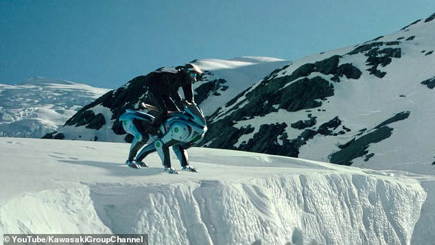 Forget robot dogs! Kawasaki unveils a hydrogen-powered robo-HORSE