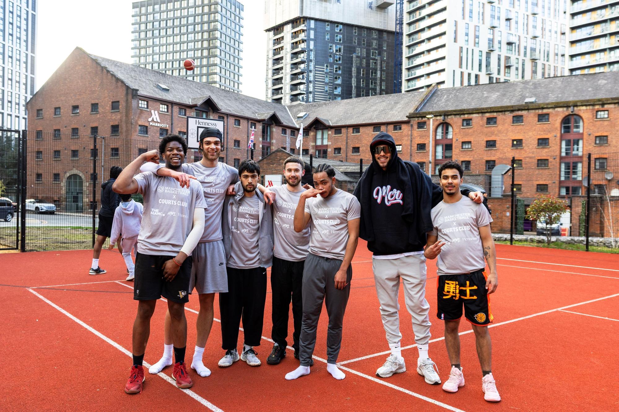 Courts Club teams up with Manchester Basketball for new slam dunkin’ series
