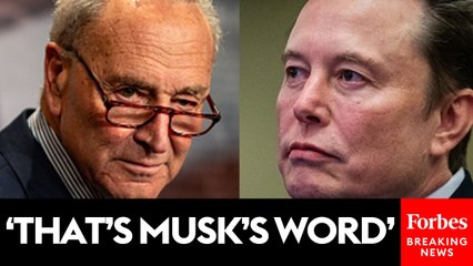 Chuck Schumer Quotes Elon Musk To Highlight 'Chaos' Inside Trump Admin ...