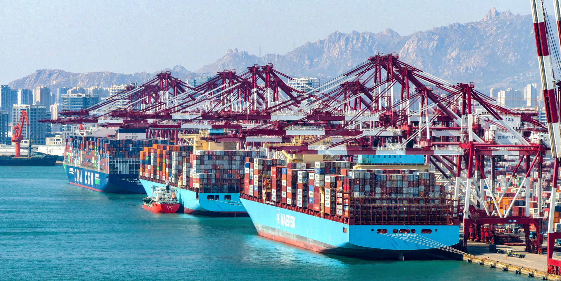 The top 25 countries that receive the most exports from China