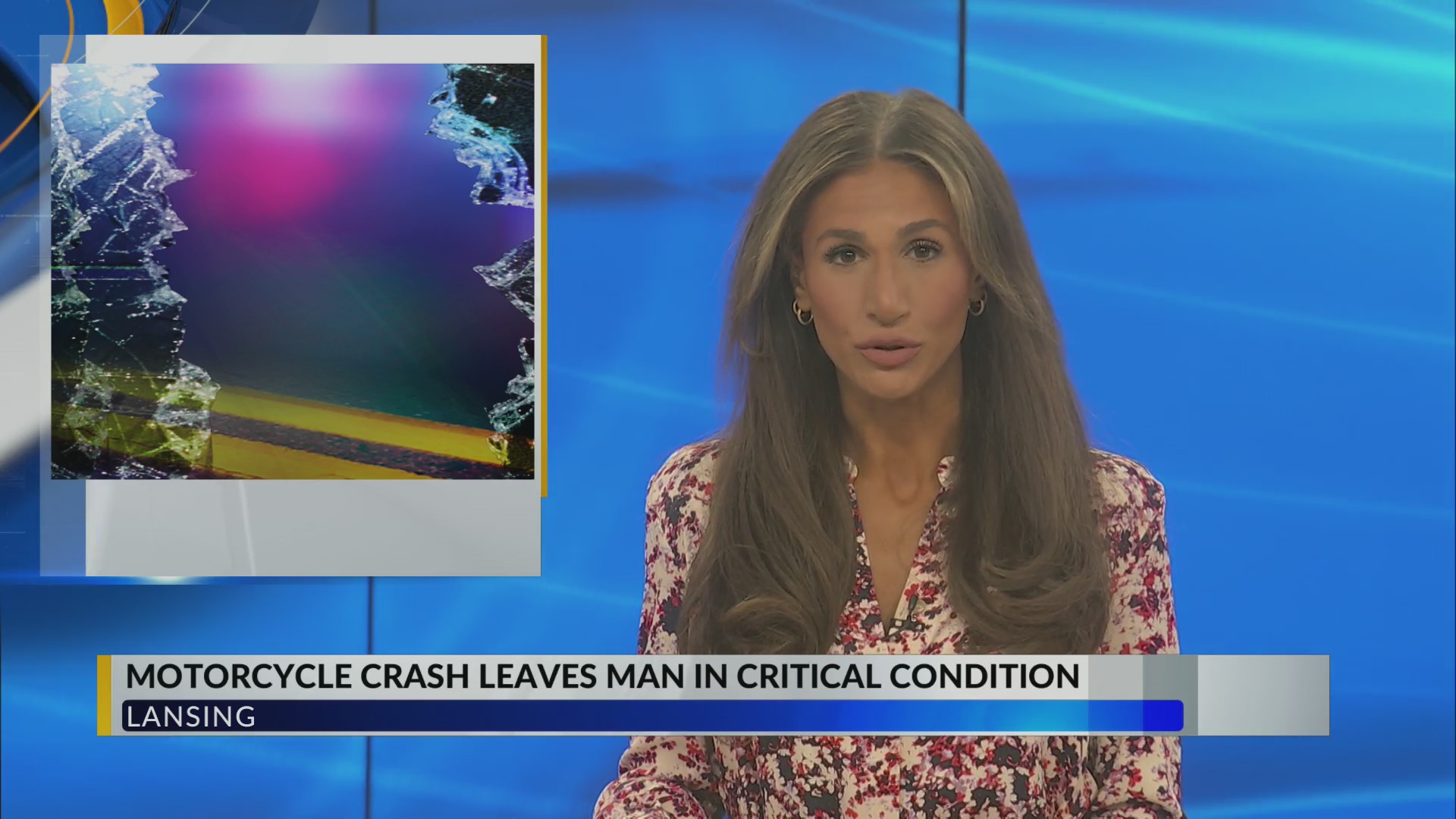 Man injured in motorcycle crash