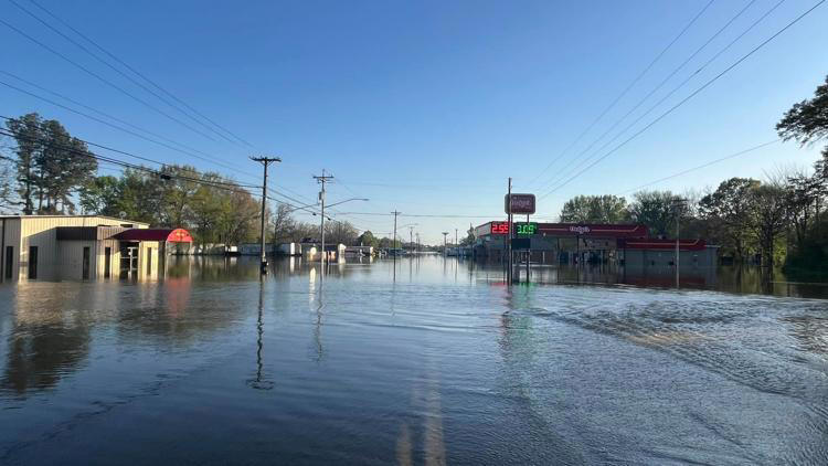 WATCH: South Dyersburg overcome with flooding, more than 40 people rescued