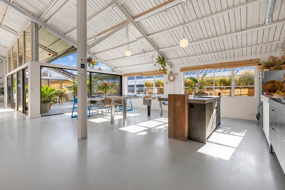 Former aircraft factory for sale as eight-bedroom penthouse in north ...